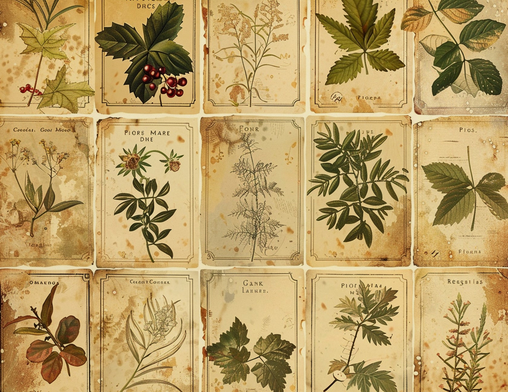 Naturalist Ephemera Paper Collection – Espresso Press Design