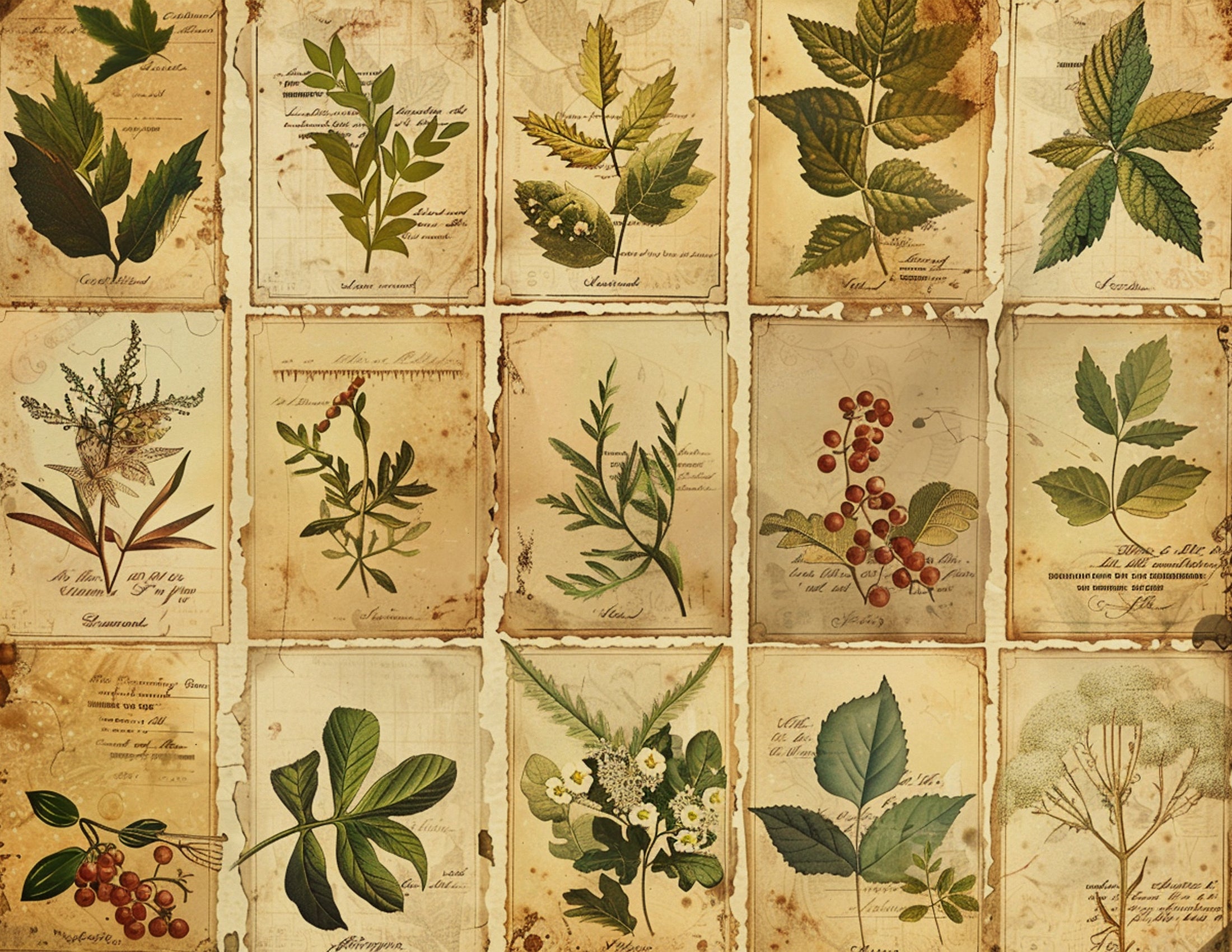 Naturalist Ephemera Paper Collection – Espresso Press Design